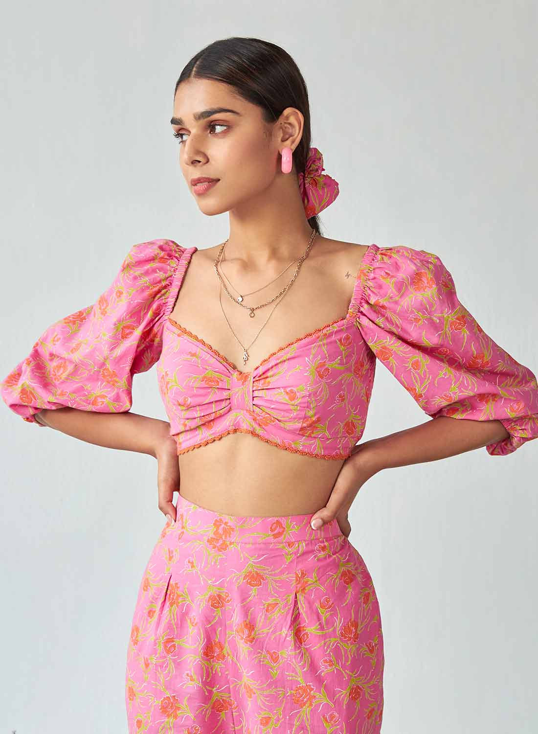 Serena Puff Sleeves Co-Ord Set